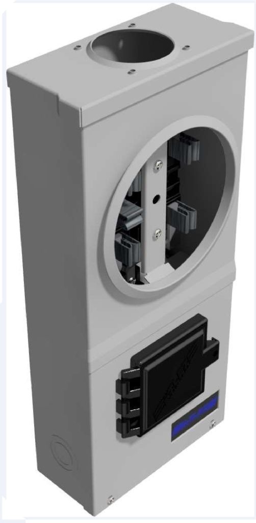 Base de medición integral monofásica 5 terminales 125 amp. alimentación ...