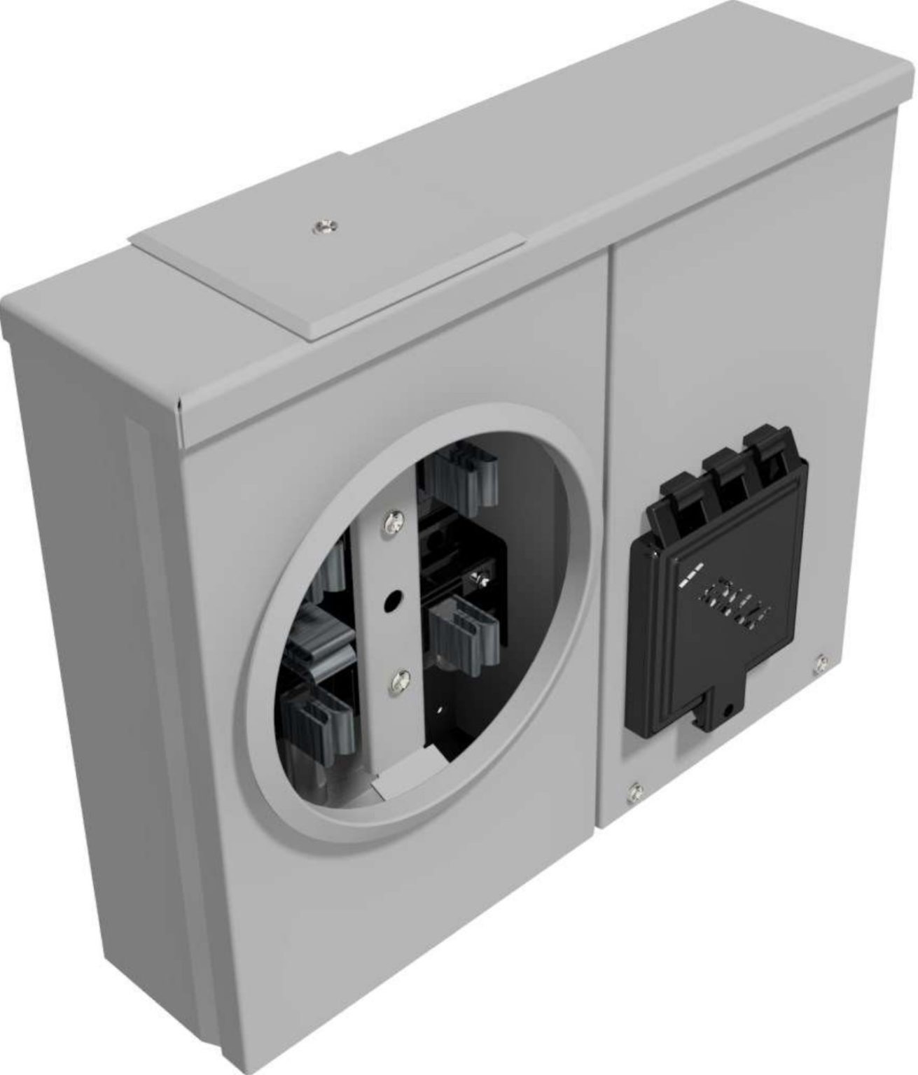 Base de medición integral monofásica 5 terminales 125 amp. alimentación ...