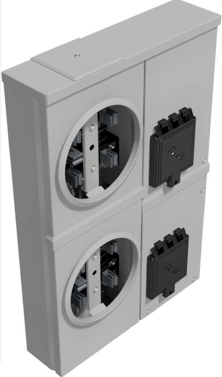 Base de medición integral 5 terminales dos servicios 125 amp ...