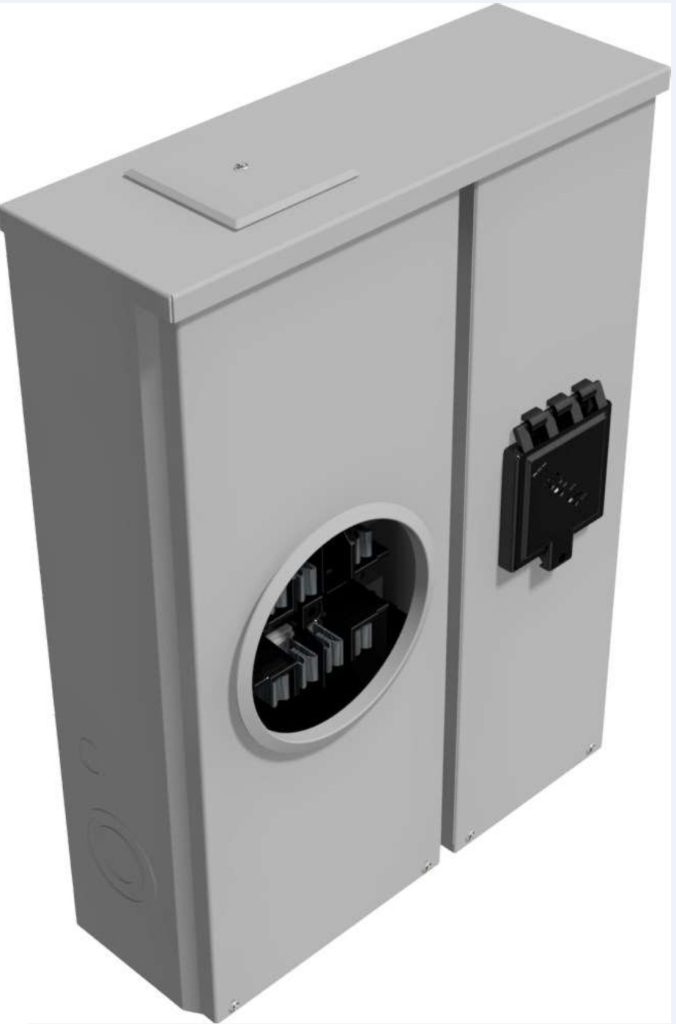 Base de medición integral monofásica 5 terminales 225 amp. acometida ...